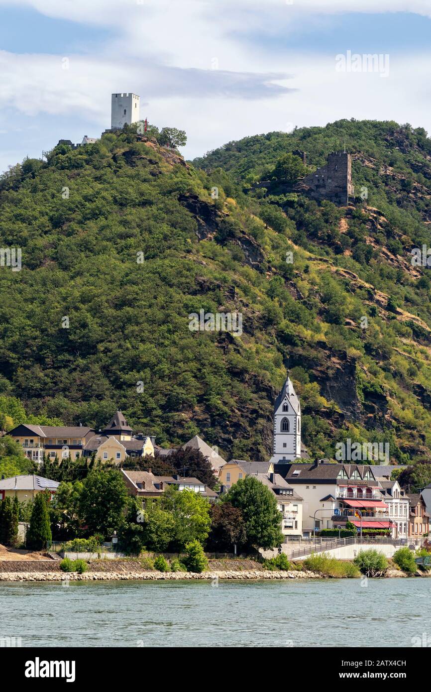 Above village of kamp bornhofen hi-res stock photography and images - Alamy