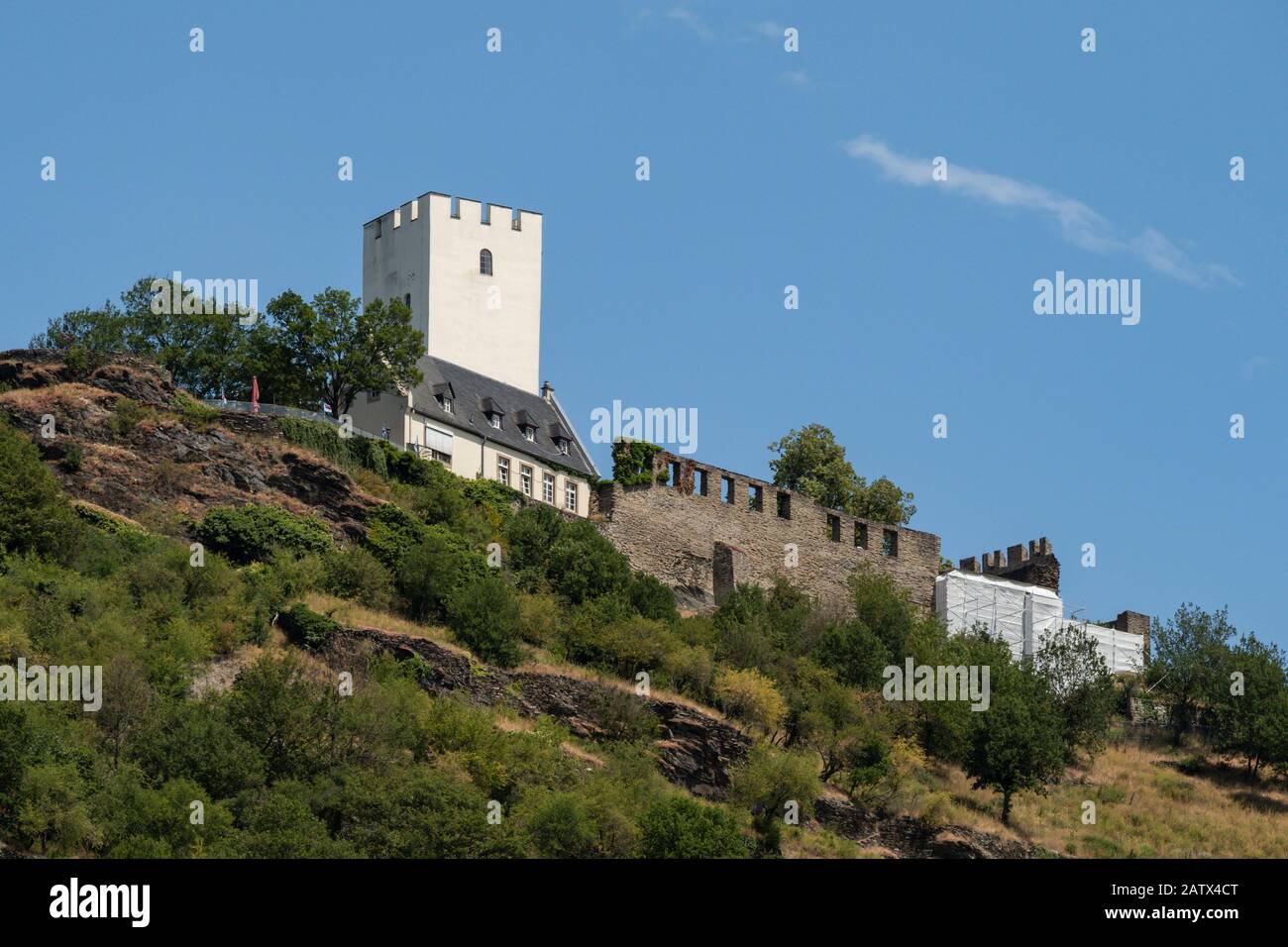 KAMP-BORNHOFEN, GERMANY - JULY 06, 2019: Sterrenberg Castle on the ...