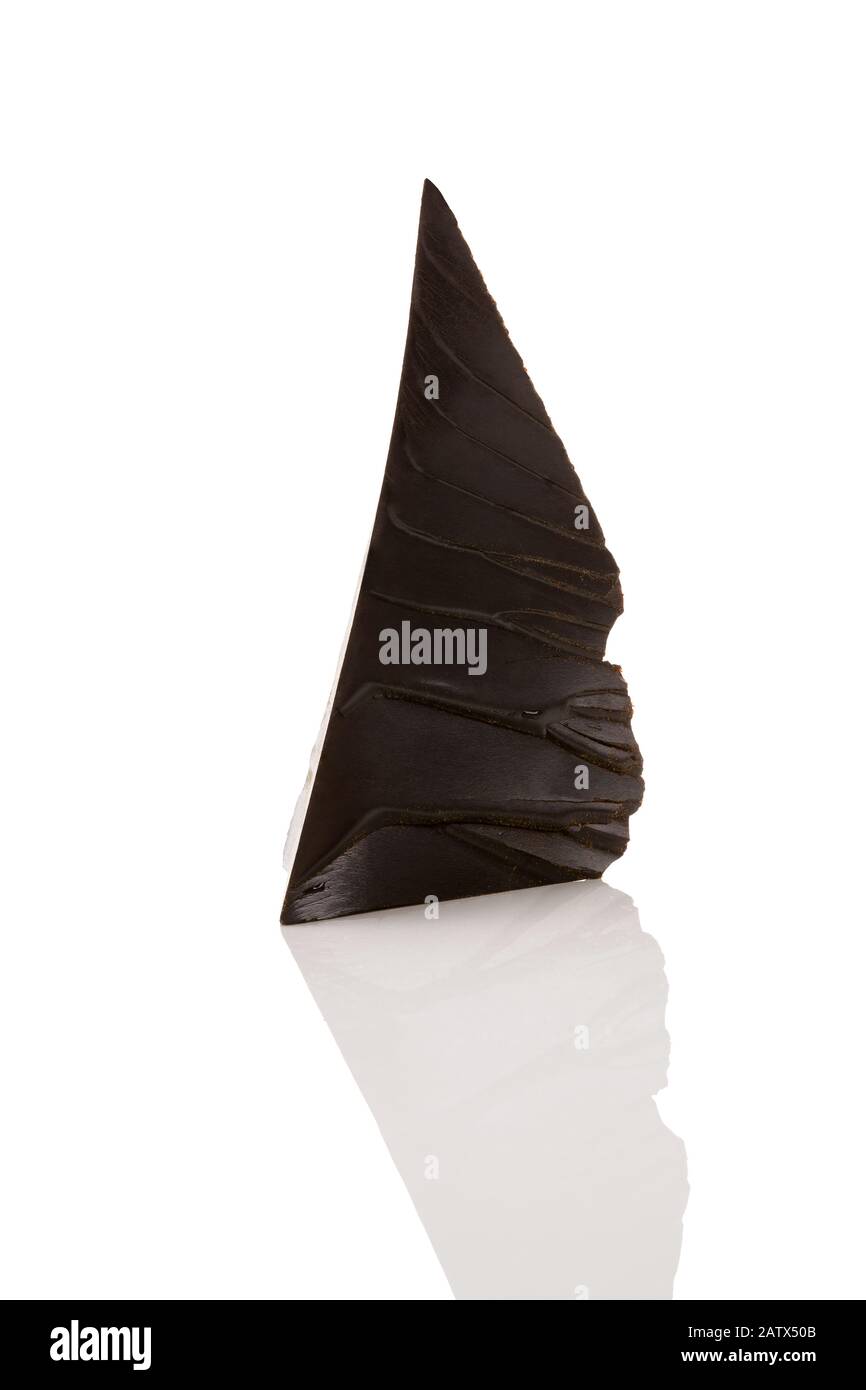 Industrial synthetic rubber piece isolated on white background Stock ...