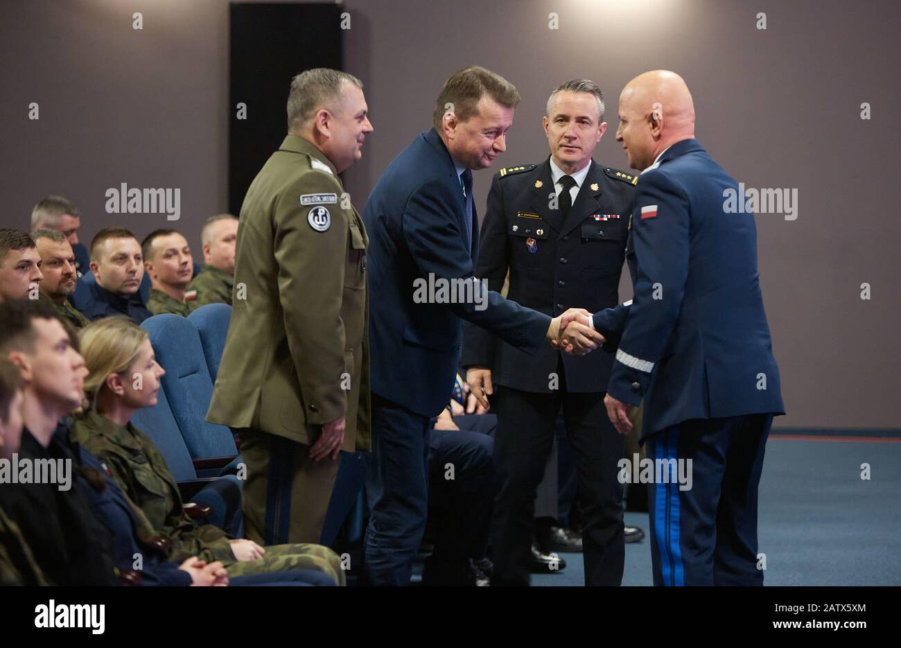 Zegrze, Mazovian, Poland. 5th Feb, 2020. Signing of the Tripartite ...