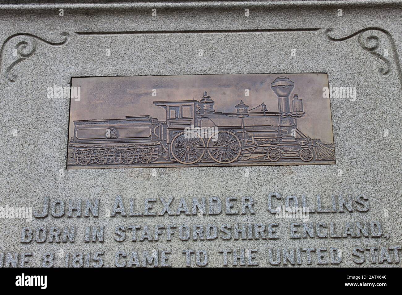 John Alexander Collins gravesite at Woodland Cemetery, Dayton, OH Stock ...