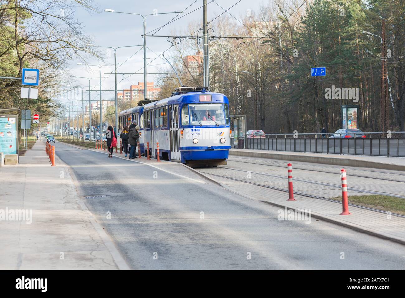 Riga tramway hi-res stock photography and images - Alamy