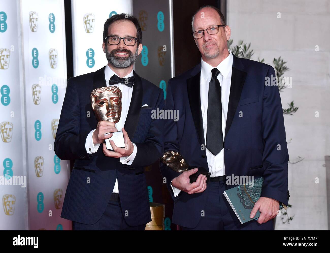 Andrew Buckland and Michael McCusker with their award for Best Editing ...