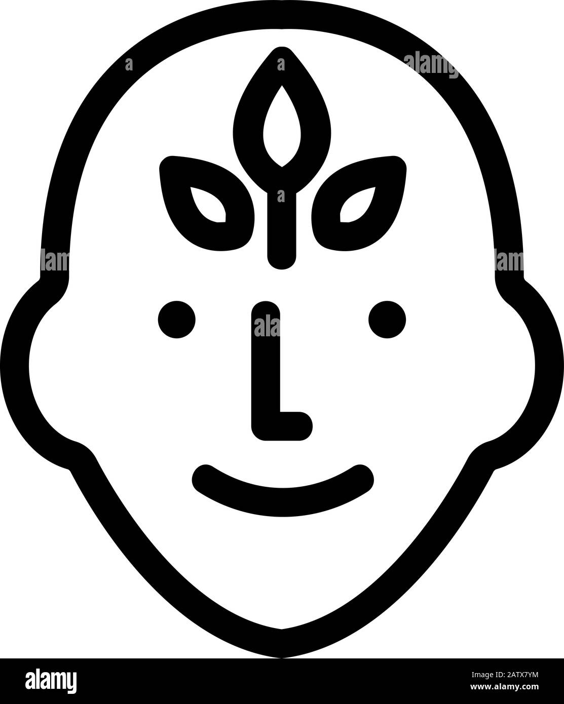 consciousness icon vector. Isolated contour symbol illustration Stock ...
