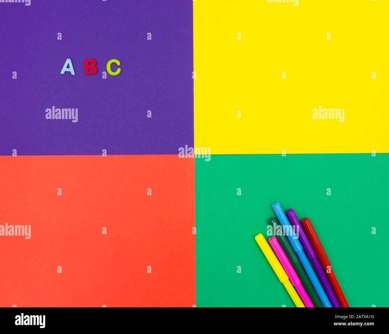 Abc card hi-res stock photography and images - Alamy