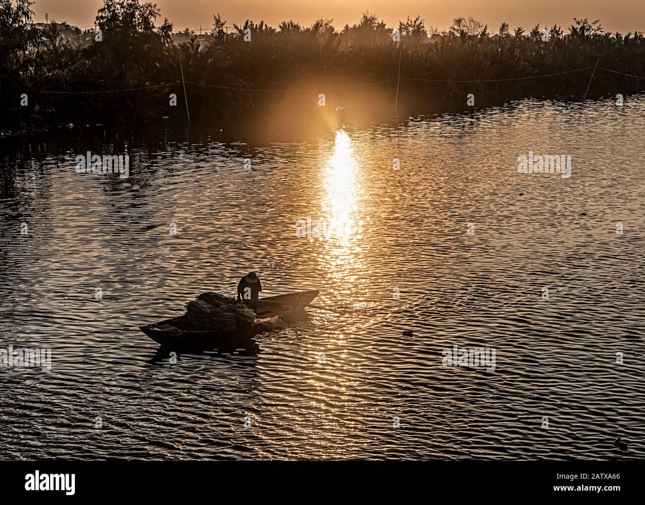 Man on boat in hi-res stock photography and images - Alamy