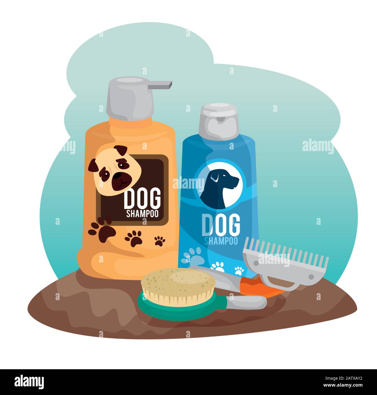 Set personal care items Cut Out Stock Images & Pictures - Alamy