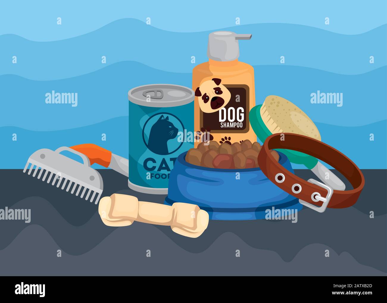 Set cleaning items Stock Vector Images - Alamy