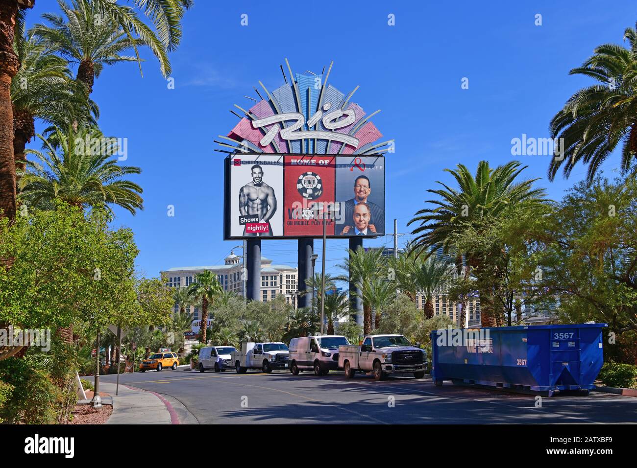 Las Vegas NV, USA 09-27-18 Rio Hotel & Casino main entrance sign Stock ...