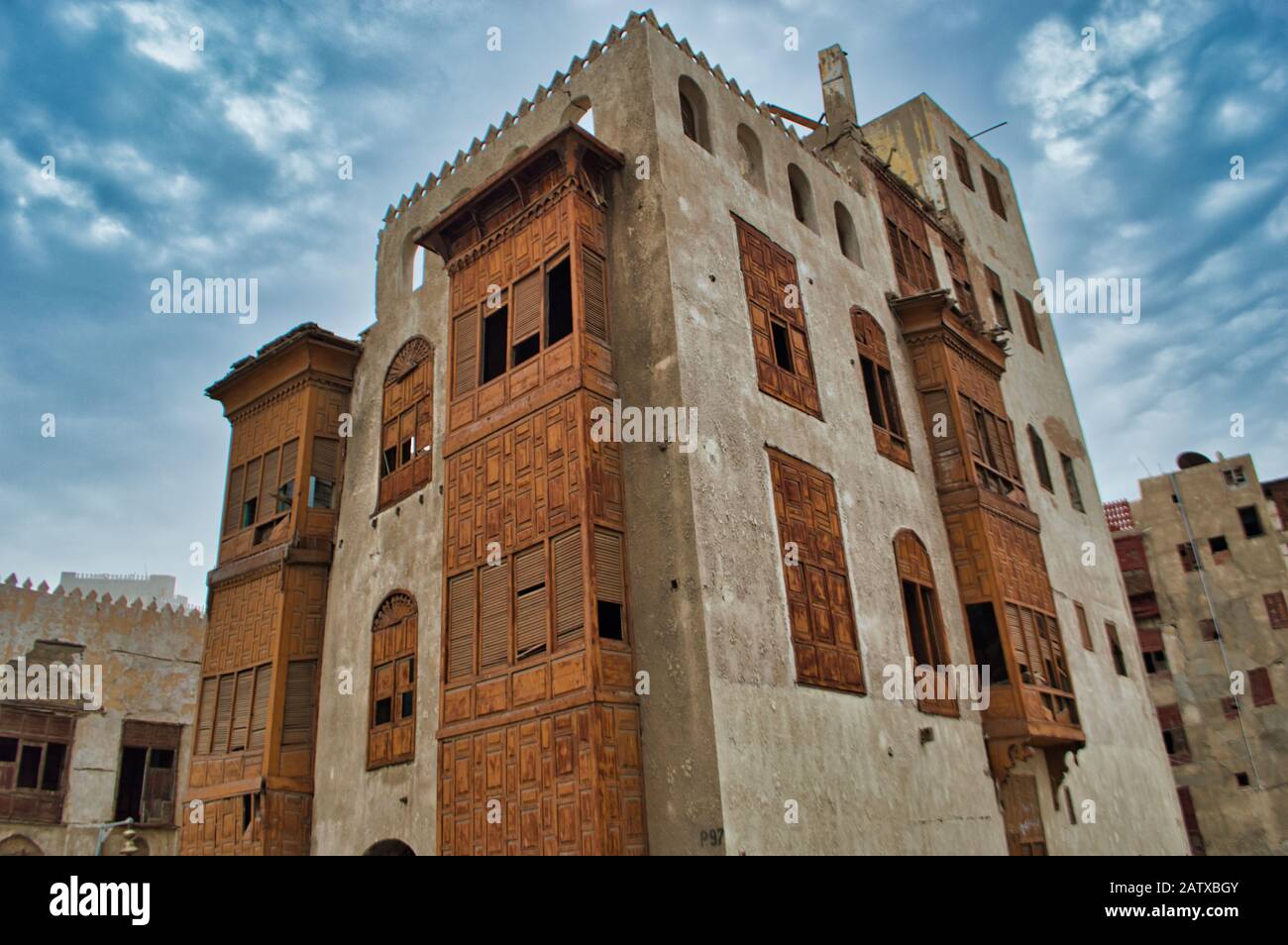 Islamic ancient Architecture of Balad city in Jeddah, Saudi Araiba ...
