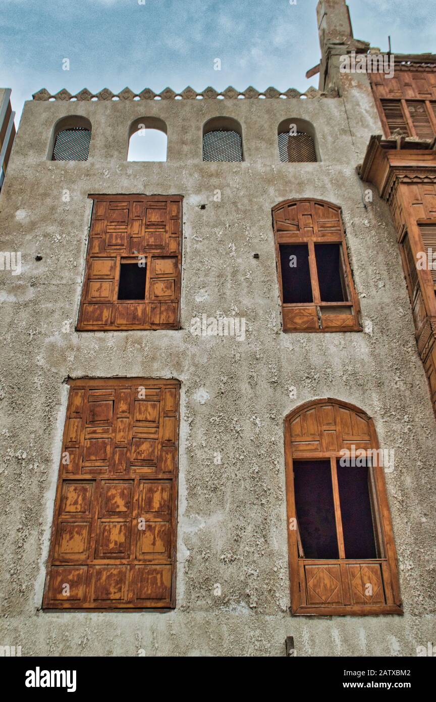 Islamic ancient Architecture of Balad city in Jeddah, Saudi Araiba ...