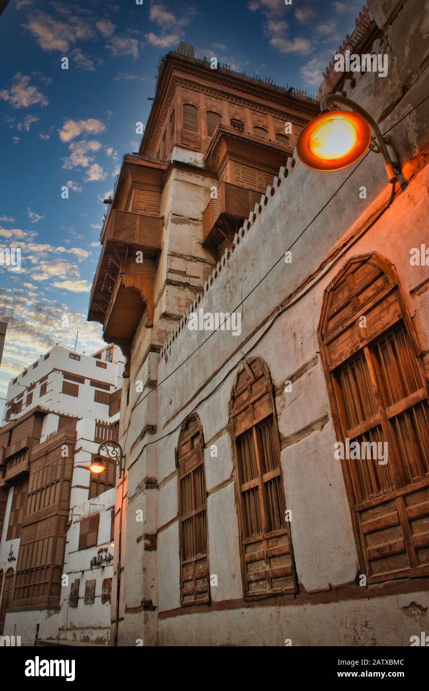 Islamic ancient Architecture of Balad city in Jeddah, Saudi Araiba ...