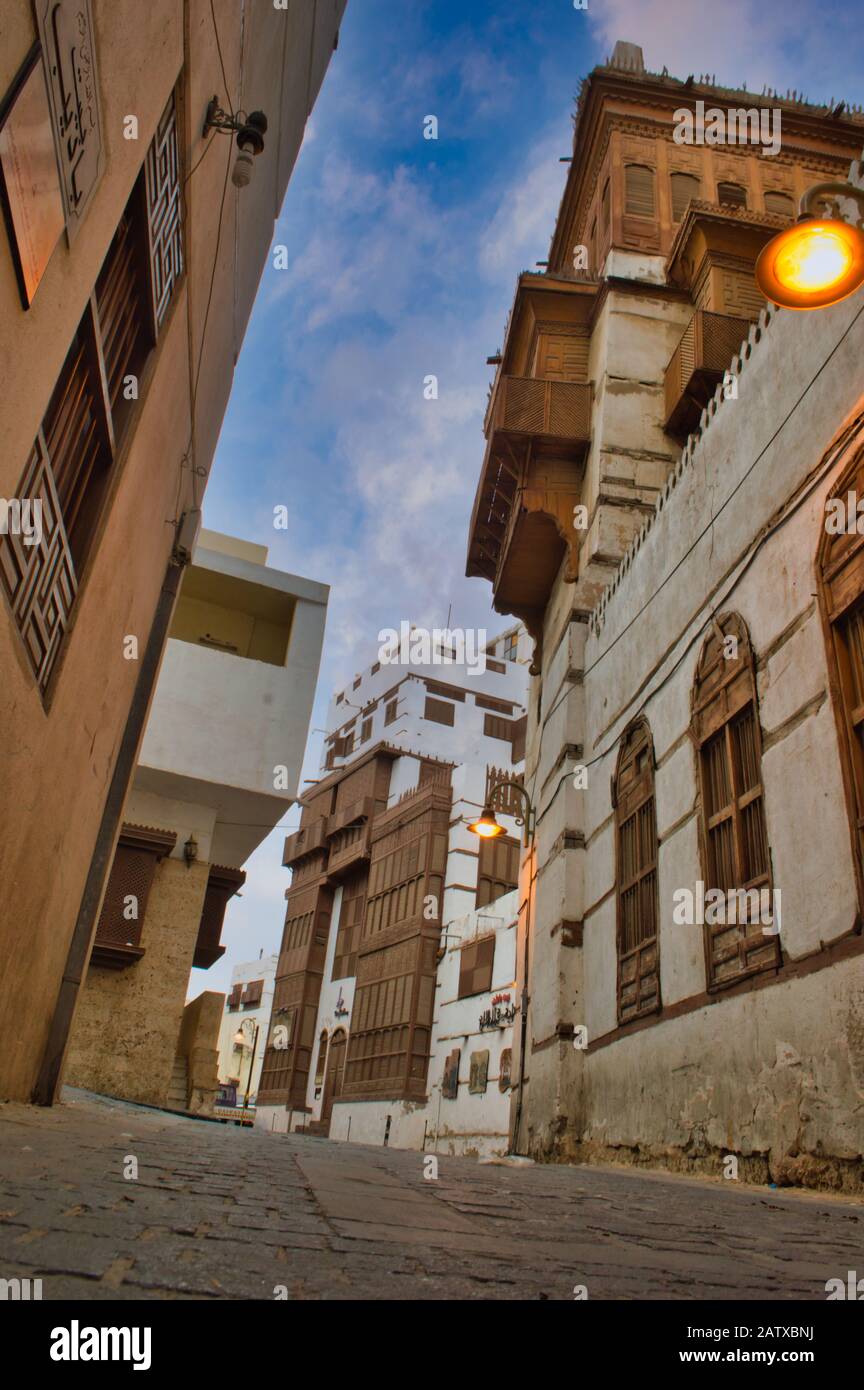 Islamic ancient Architecture of Balad city in Jeddah, Saudi Araiba ...