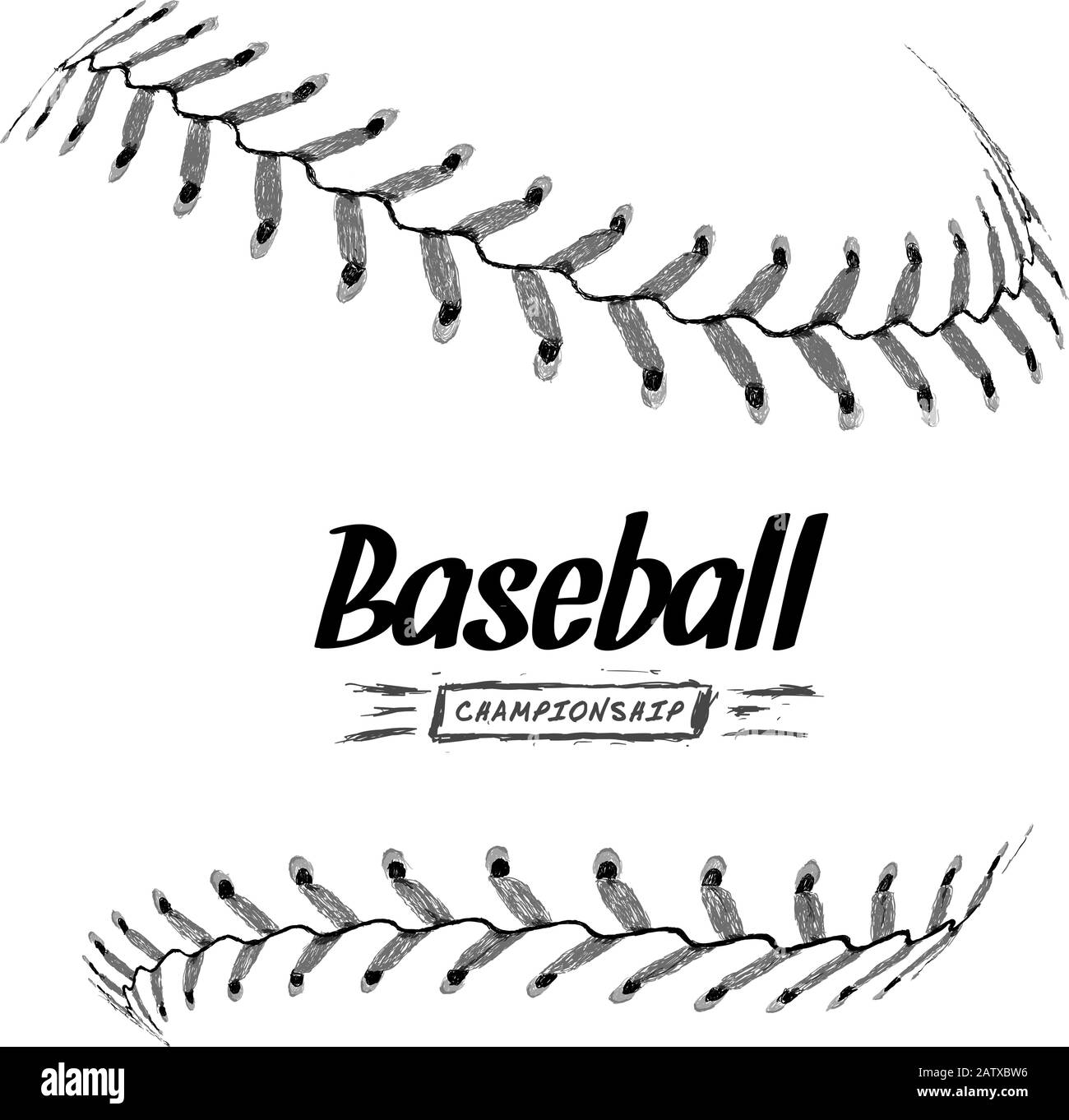Baseball doodle hi-res stock photography and images - Alamy
