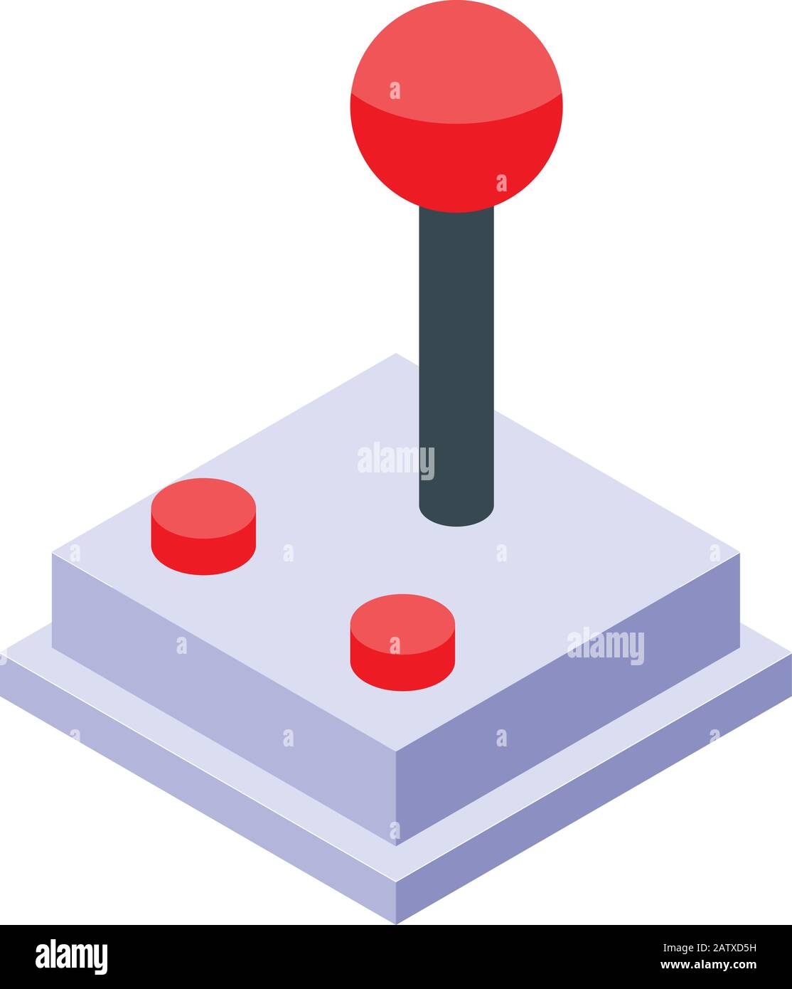 Retro joystick icon, isometric style Stock Vector Image & Art - Alamy