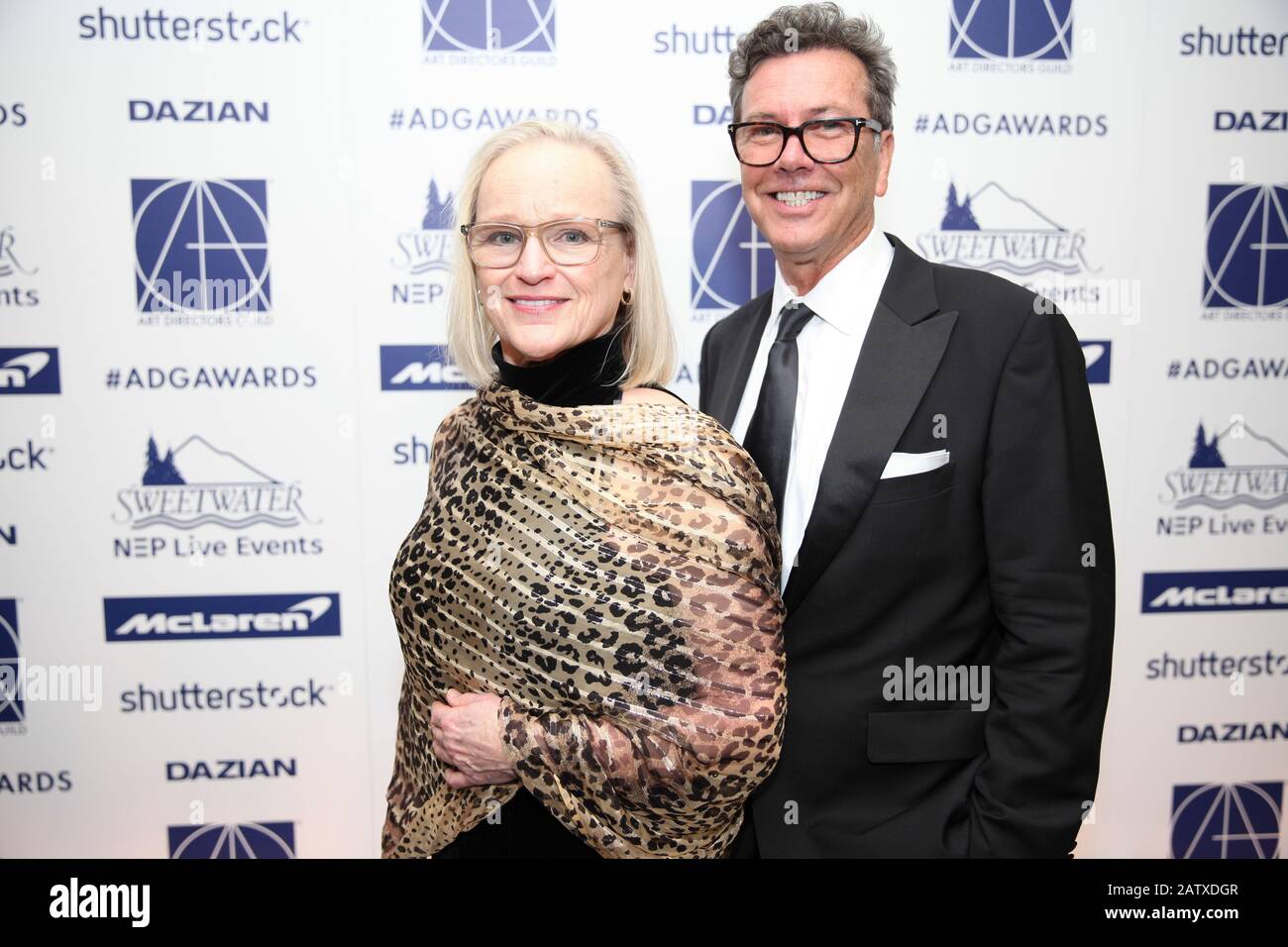 Kevin Thomson (r) arrives at the 24th Annual Art Directors Guild ...