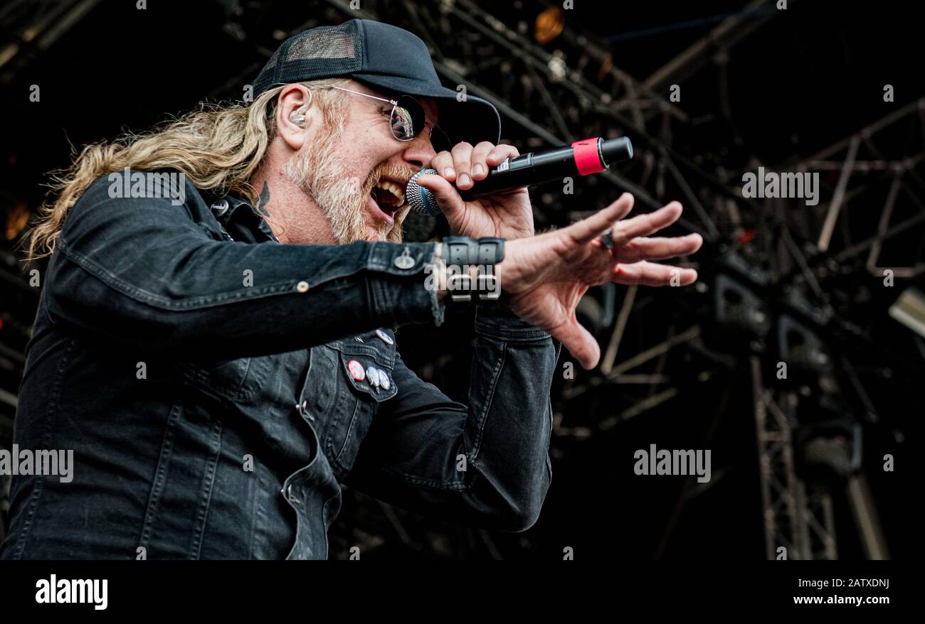 Copenhagen, Denmark. 22nd, June 2018. The Swedish death metal band At ...