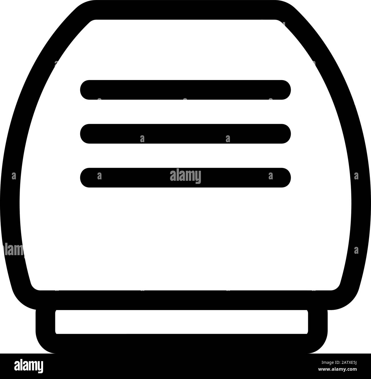 air purifier icon vector. Isolated contour symbol illustration Stock ...