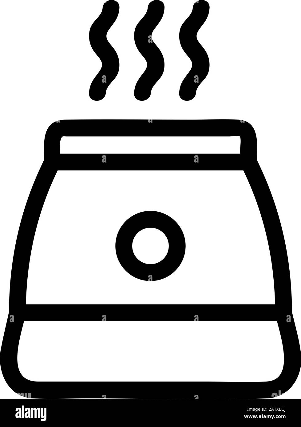 air purifier icon vector. Isolated contour symbol illustration Stock ...