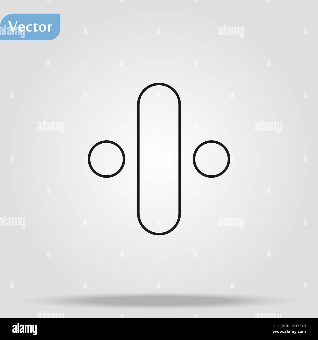 Blind icon. Sign language education symbol. Logo design element Stock ...