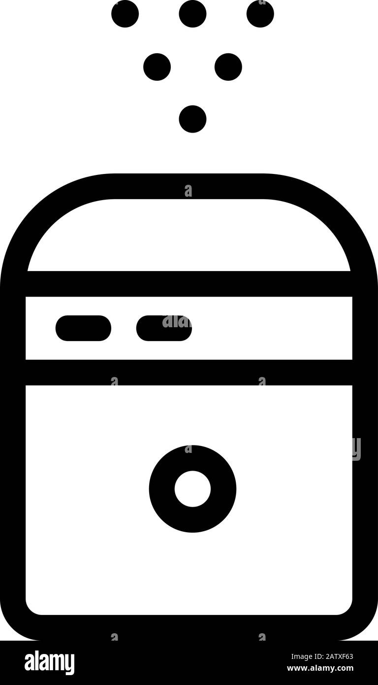 air purifier icon vector. Isolated contour symbol illustration Stock ...