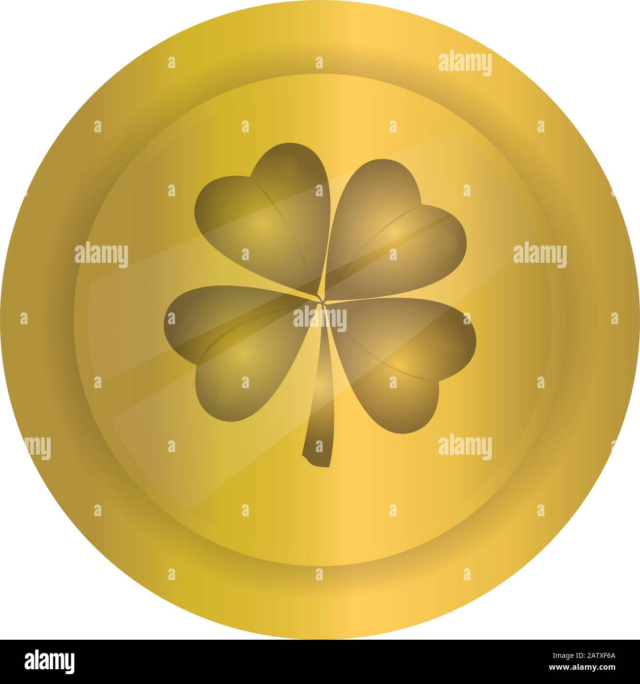 Golden clover Stock Vector Images - Alamy