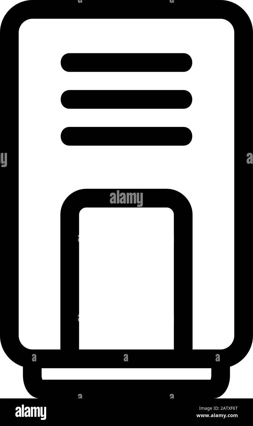 air purifier icon vector. Isolated contour symbol illustration Stock ...