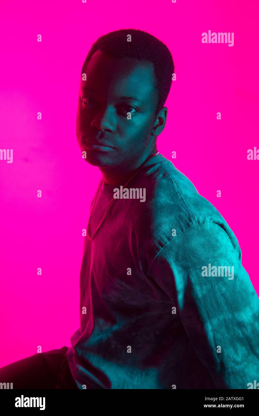 Male model poster hi-res stock photography and images - Alamy