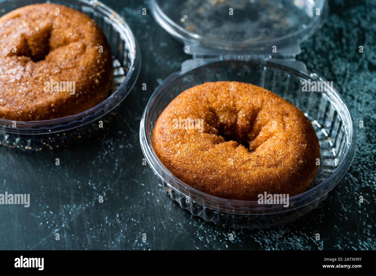 Donuts in plastic container hi-res stock photography and images - Alamy
