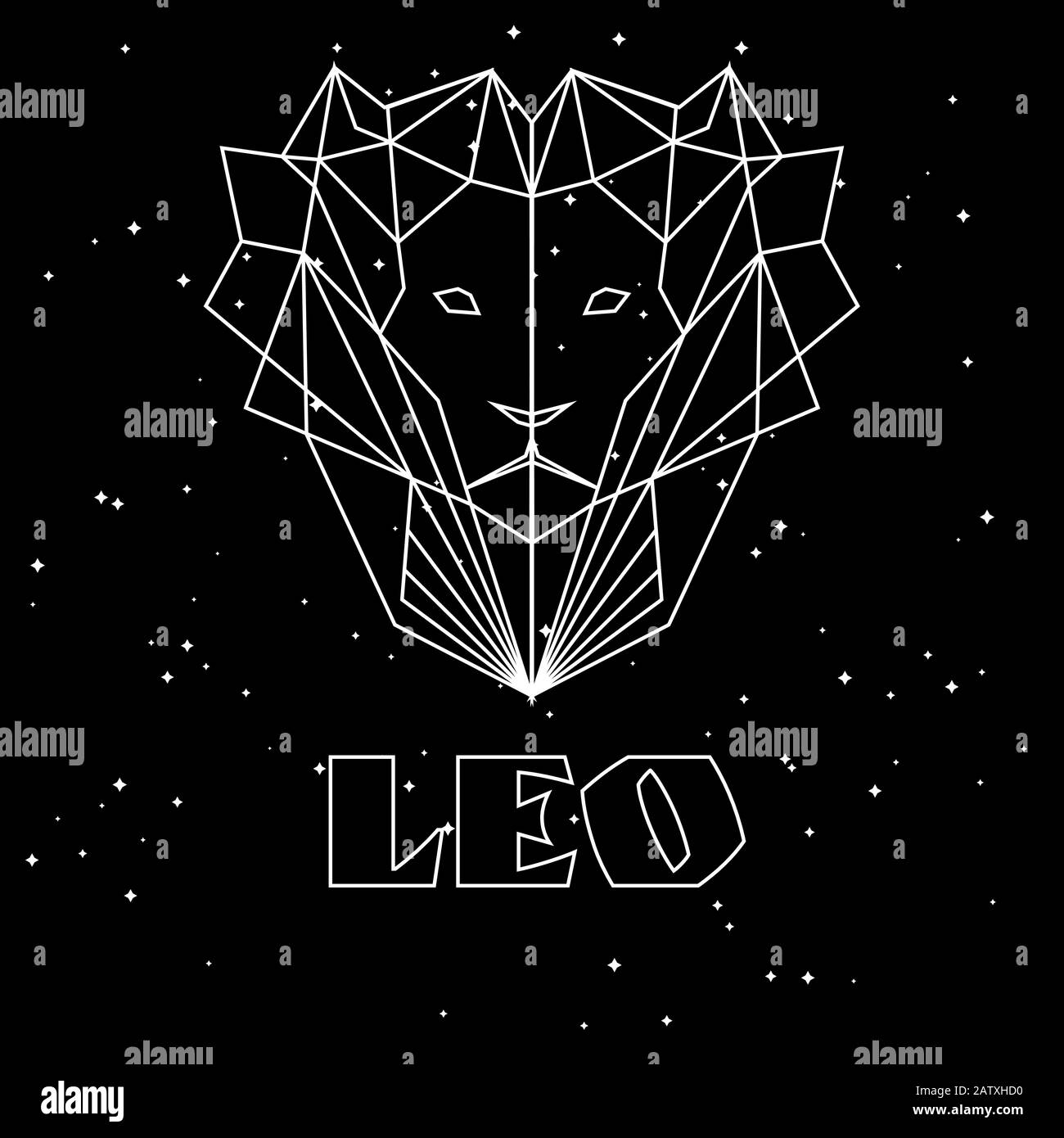 Lion roar on dark background Stock Vector Images - Alamy