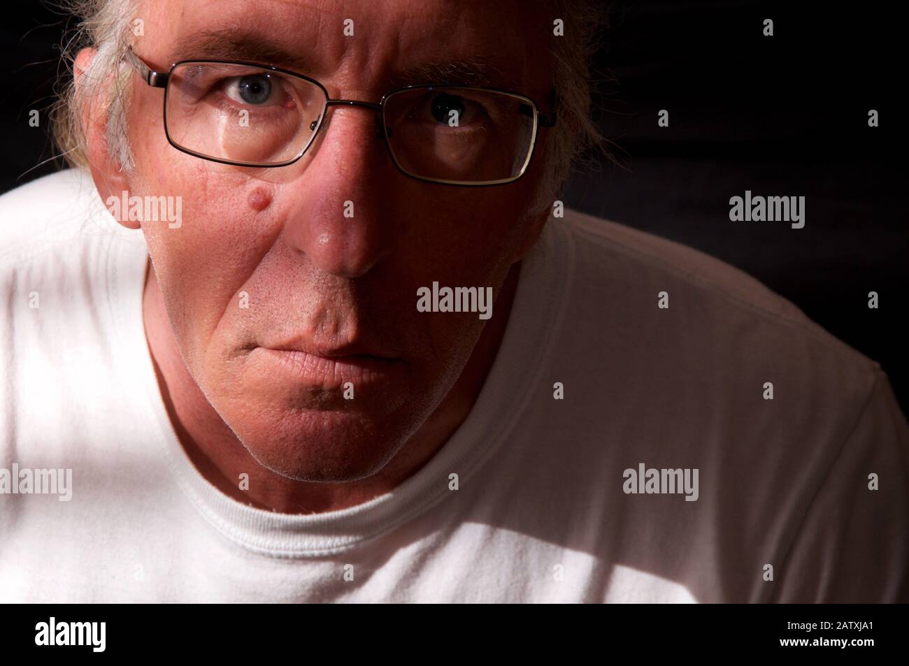 Male half shadow hi-res stock photography and images - Alamy