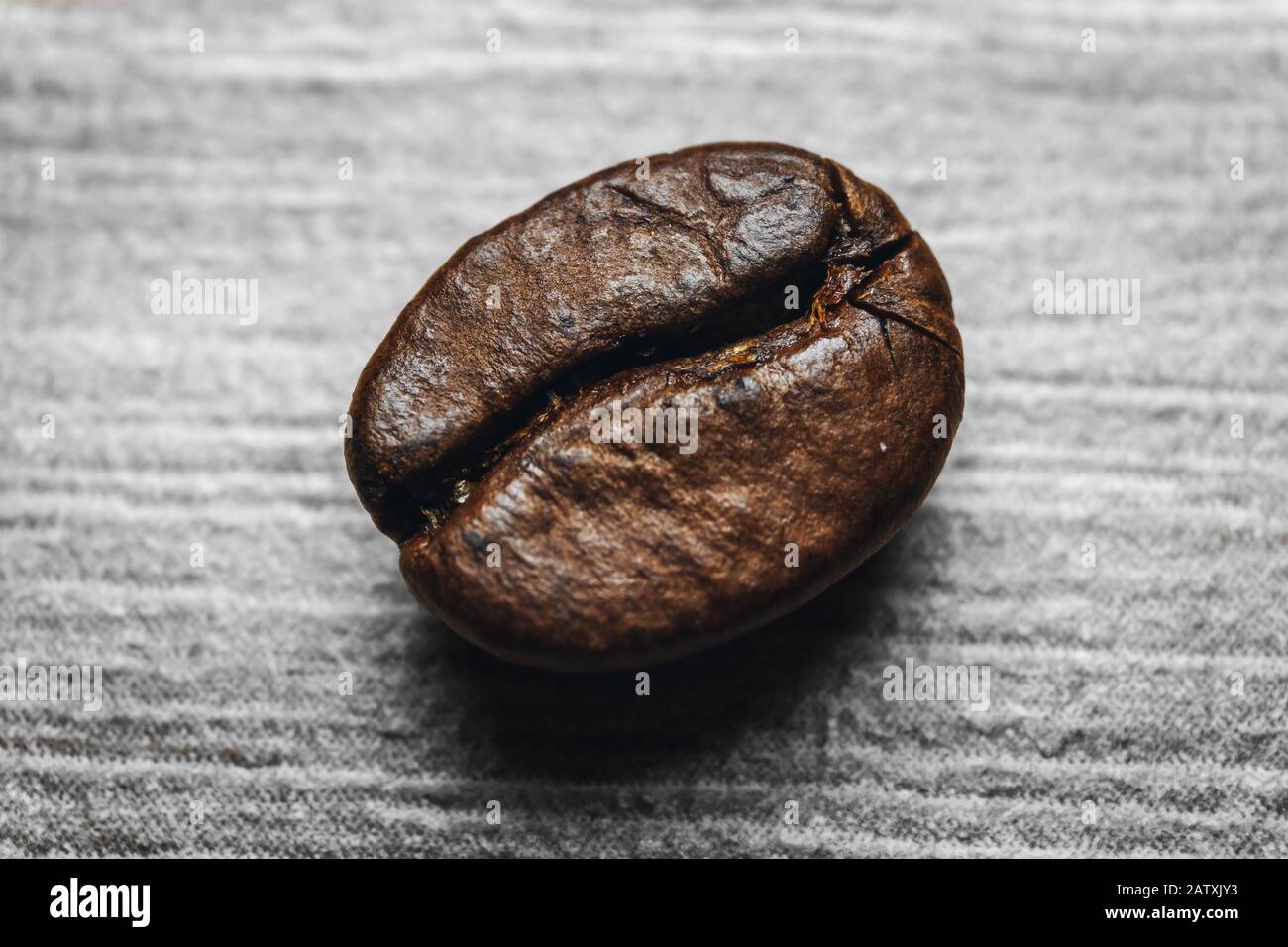 Coffee beans macro shot Stock Photo - Alamy