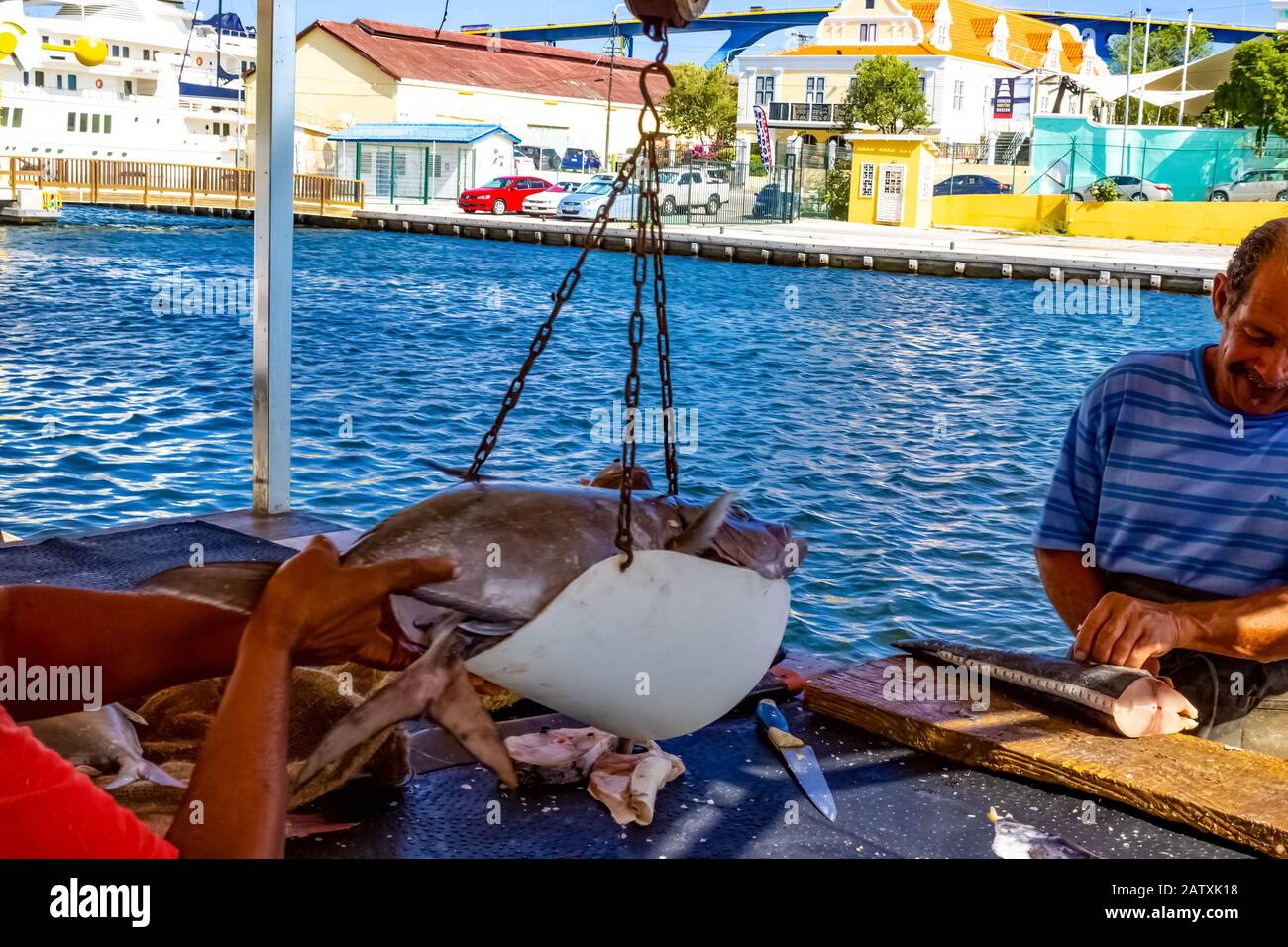 Willemstad, Curacao, Netherlands - December 5, 2019: Curacao Island ...