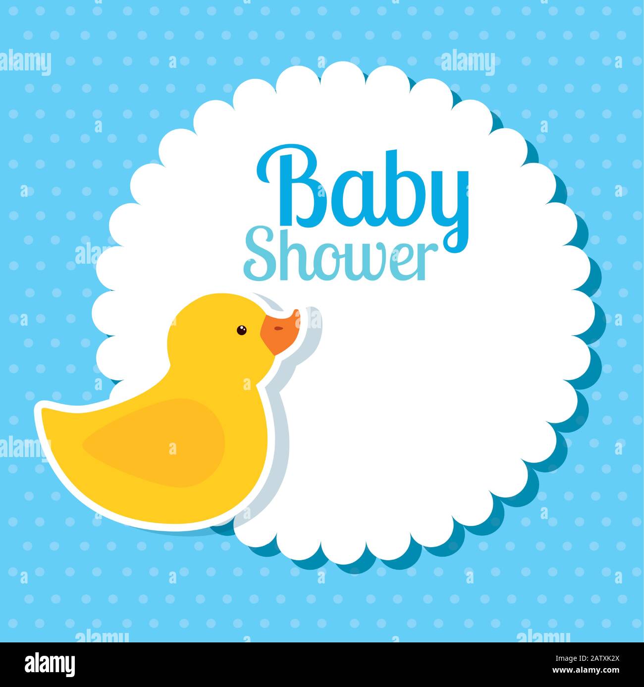 Baby Shower Rubber Duck Clip Art
