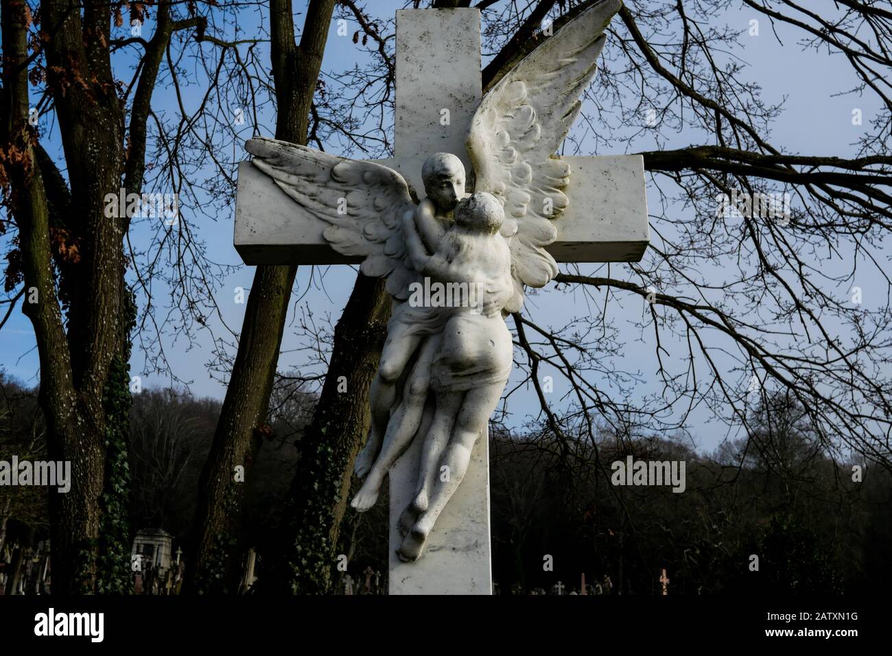 Putney Vale Cemetery Stock Photo - Alamy