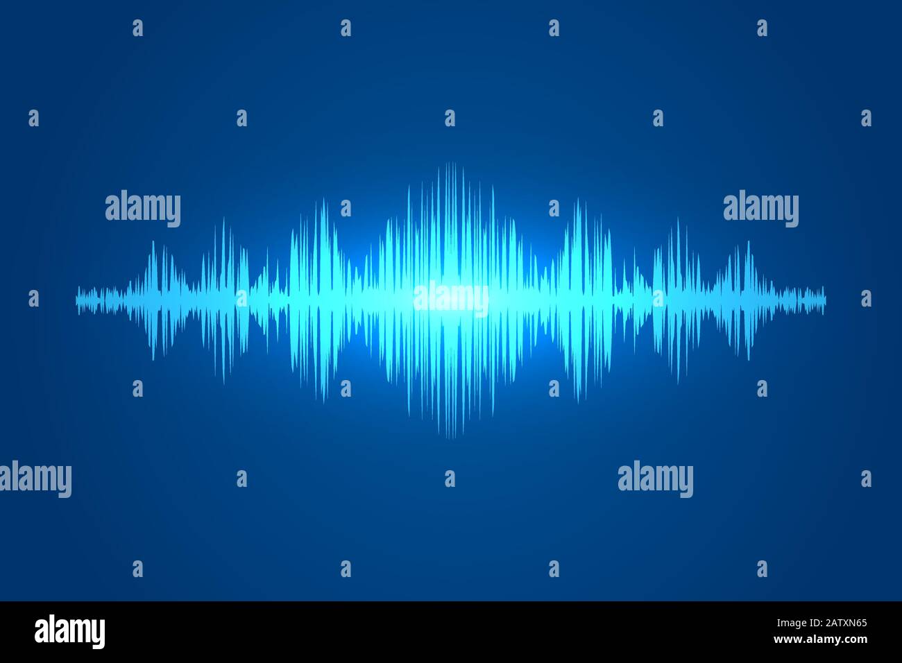 Voice soundwave, sound wave icon. vector illustration Stock Vector ...
