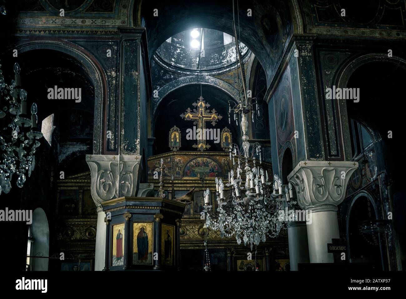 Greek orthodox church altar hi-res stock photography and images - Alamy