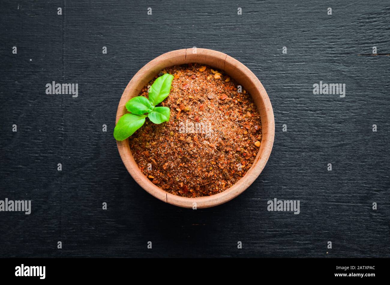 Dry red chilli. Spices Top view. On the old background Stock Photo - Alamy