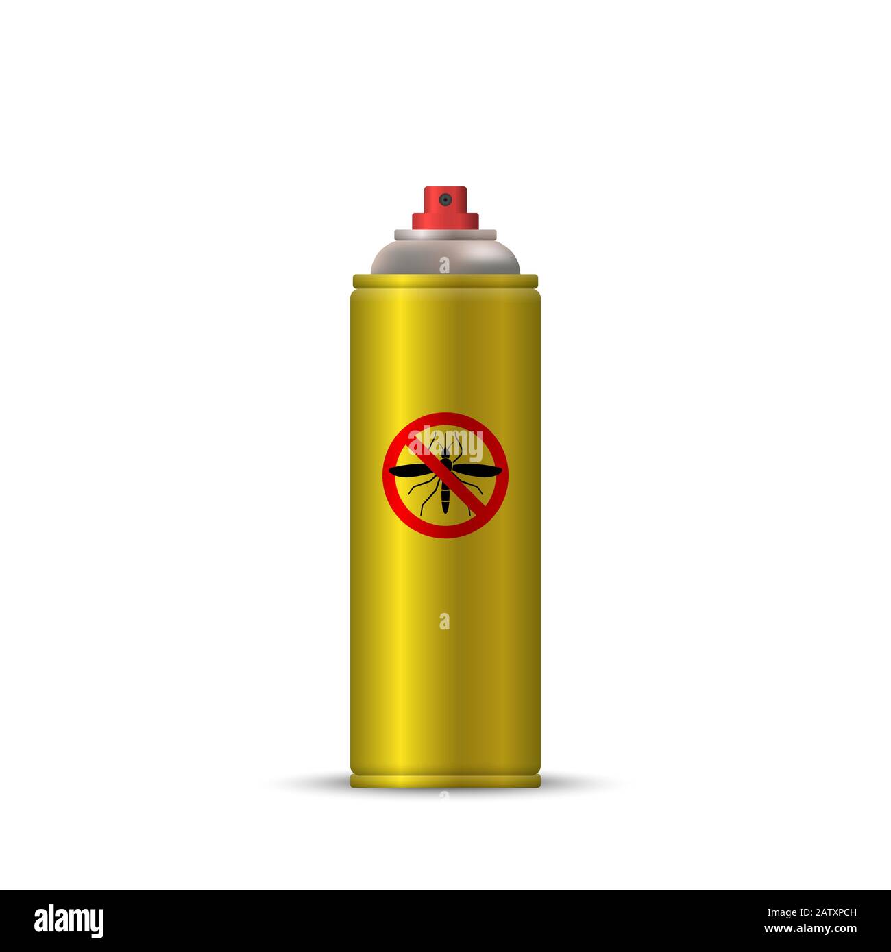 Mosquito repellent aerosol bottle Stock Vector Images - Alamy