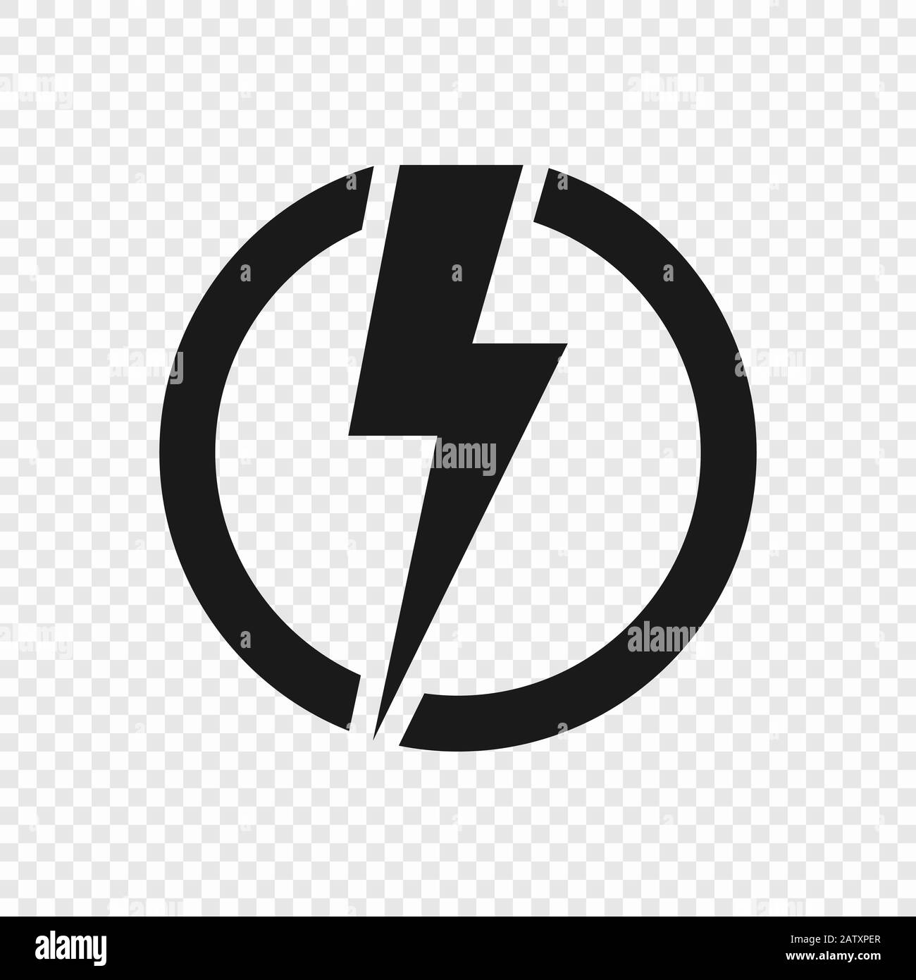 Electric lightning icon vector illustration Stock Vector Image & Art ...