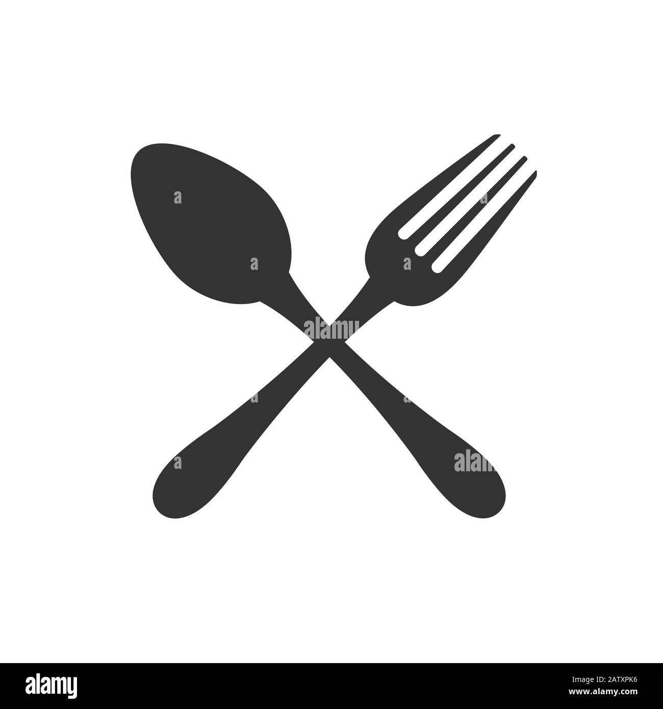Fork and fork icon. Restaurant sign Stock Vector Image & Art - Alamy
