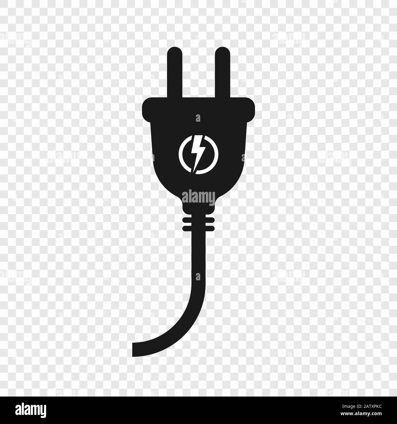 Electric consumption line icon Black and White Stock Photos & Images ...