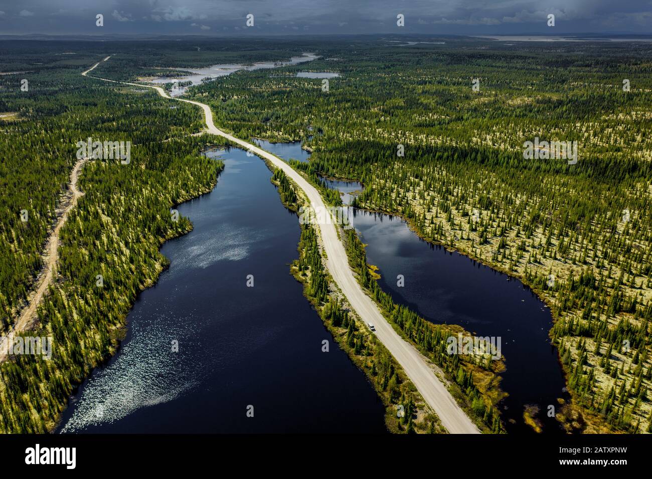 Trans-Taiga Road, Quebec Stock Photo - Alamy