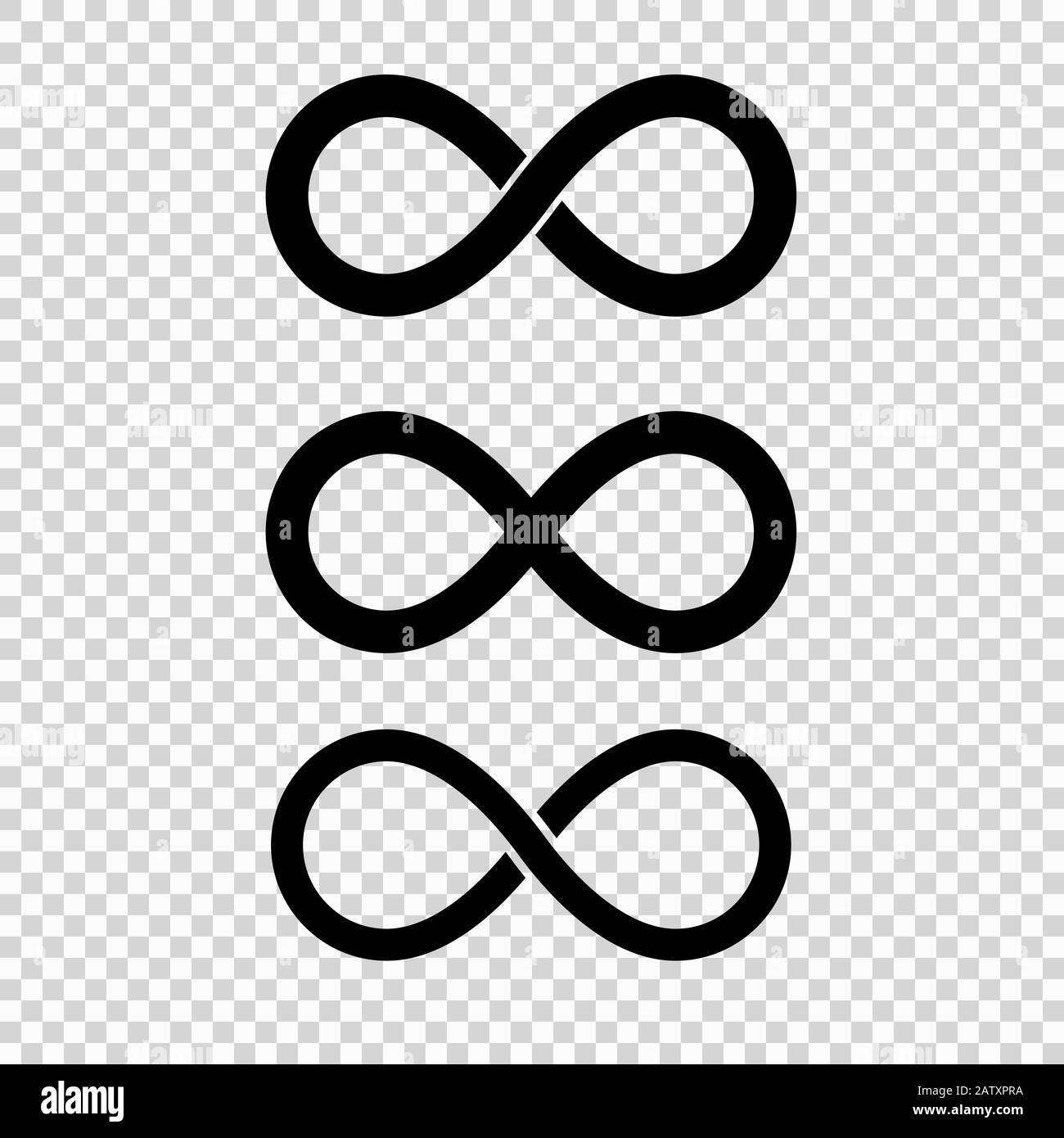 Infinity loop icon isolated on transparent background Stock Vector ...