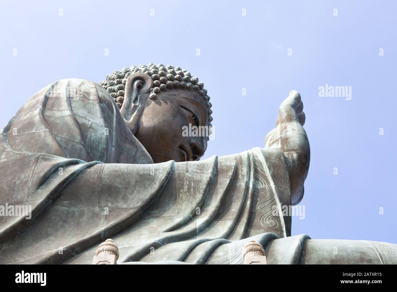 The Lantau Buddha, or Tian Tan Buddha, the largest outdoor seated ...