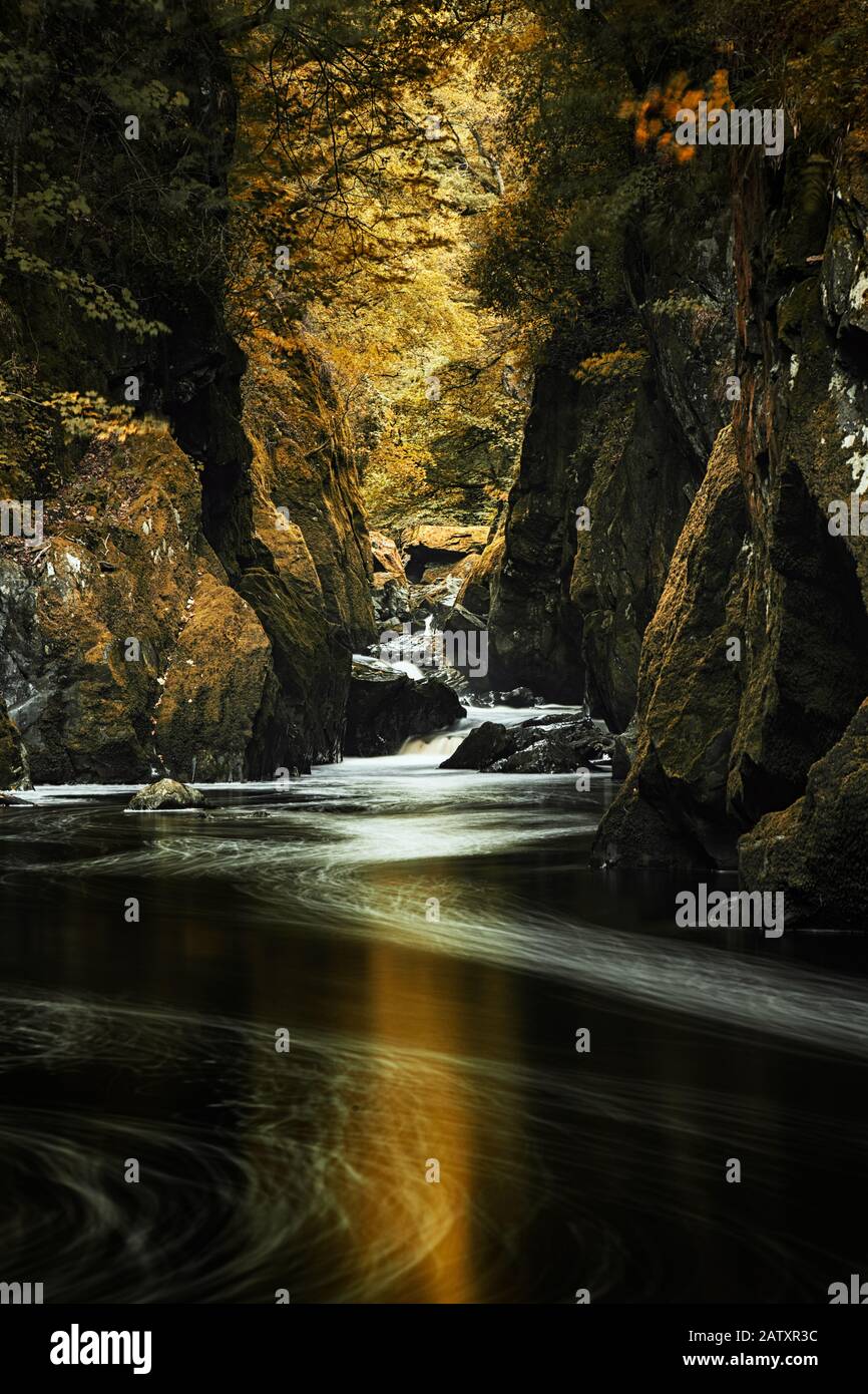 Fairy glen river conwy gorge hi-res stock photography and images - Alamy