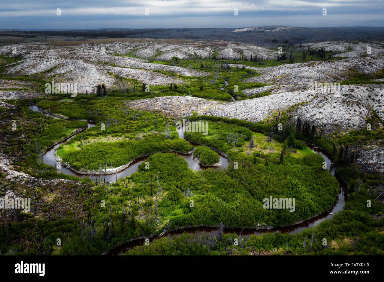 Eastmain River at James Bay, Quebec Stock Photo - Alamy