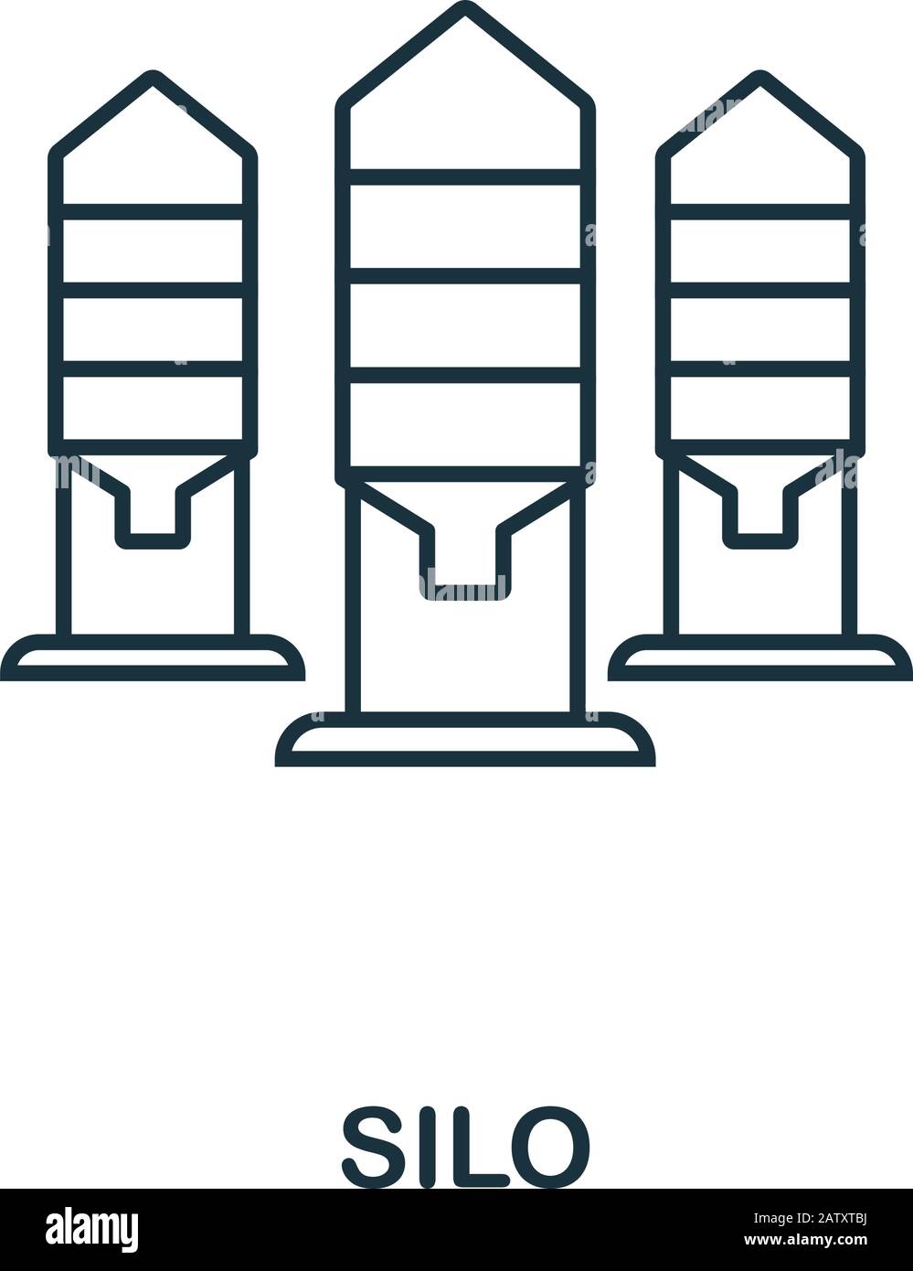 Illustration of silos hi-res stock photography and images - Alamy