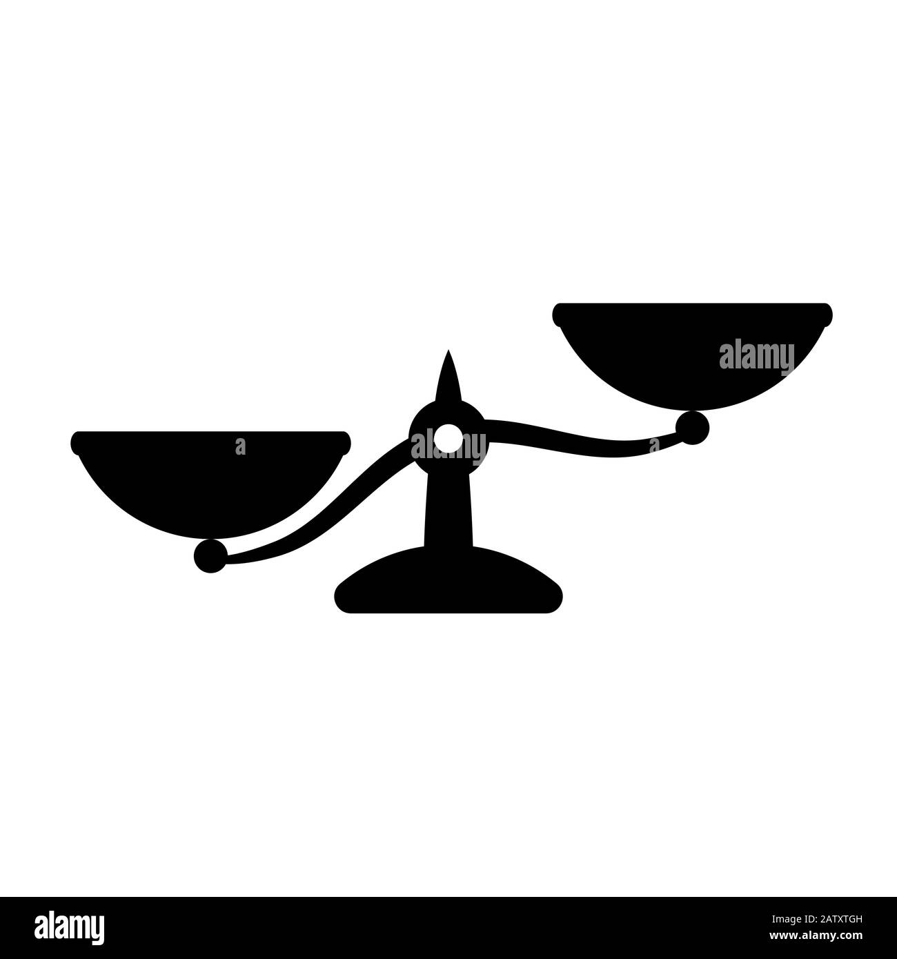 Vector scale Icon. balance symbol Stock Vector Image & Art - Alamy