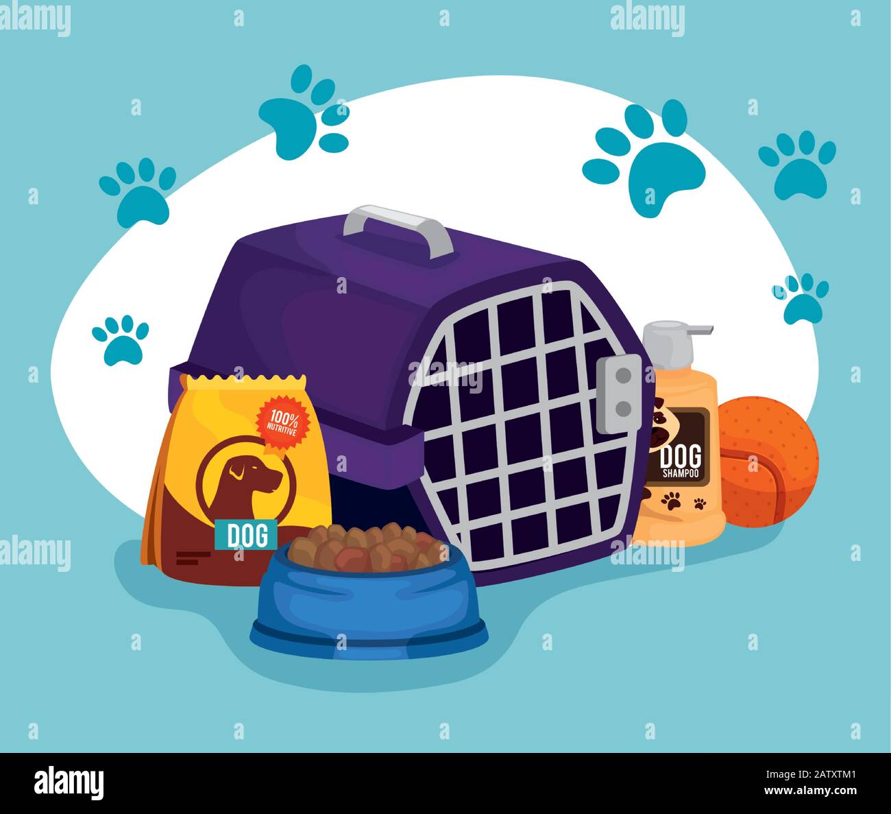 Pet items Stock Vector Images - Alamy